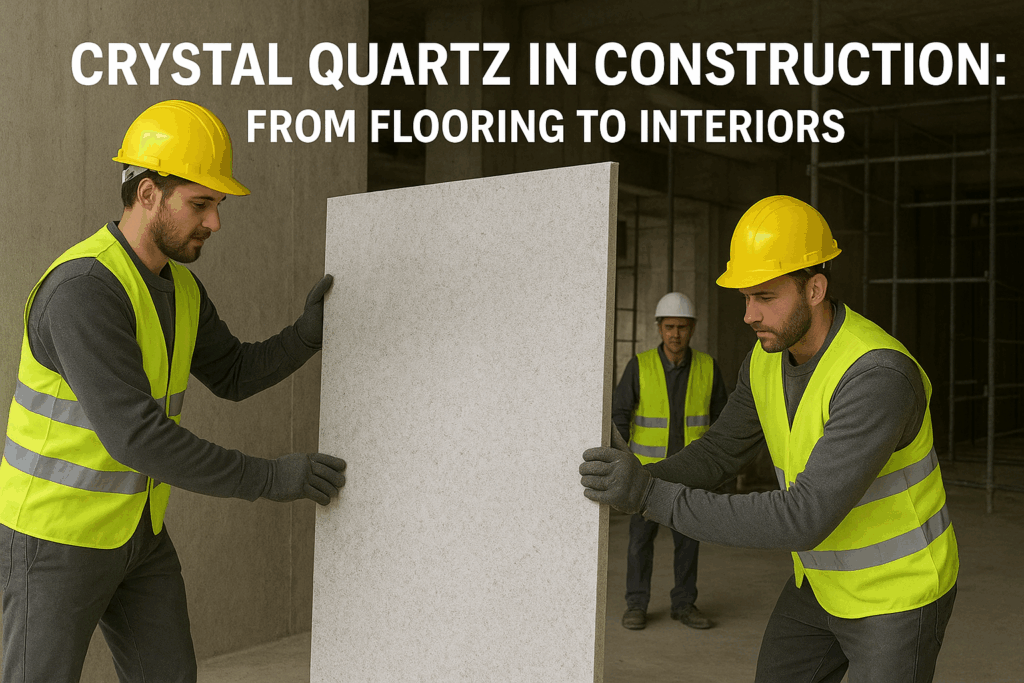 Crystal Quartz in Construction: From Flooring to Interiors | silcol